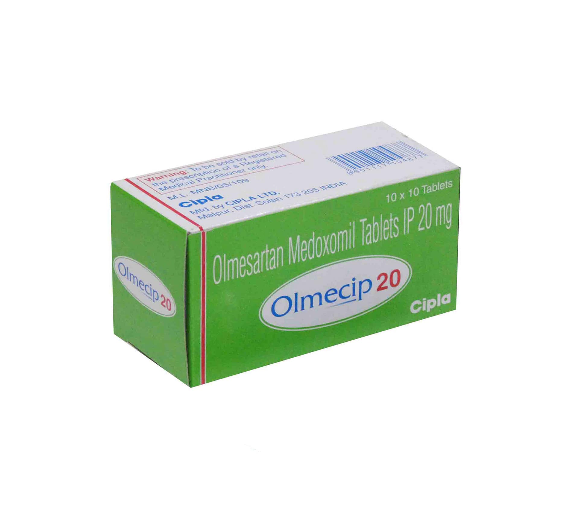 Buy Olmecip (Olmesartan) 20 mg 100 tablets online - aiptshop.com